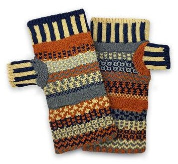 Nutmeg Fingerless Mittens – Solmate Canada